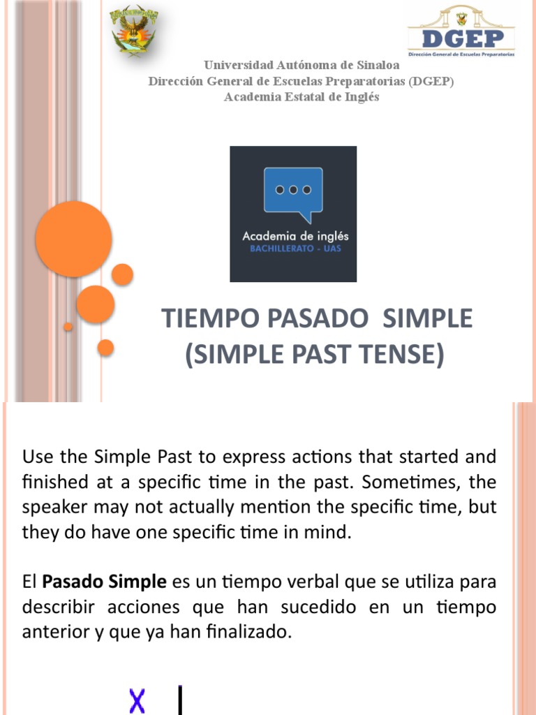 Simple Past Tense. | PDF | Sintaxis | Tipología Lingüística