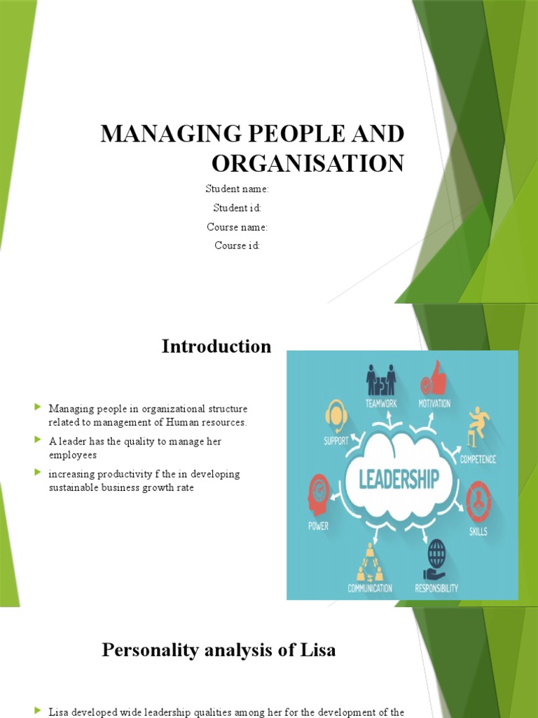 Managing People and Organisation - Slides-R1 - PPT | PDF | Leadership ...