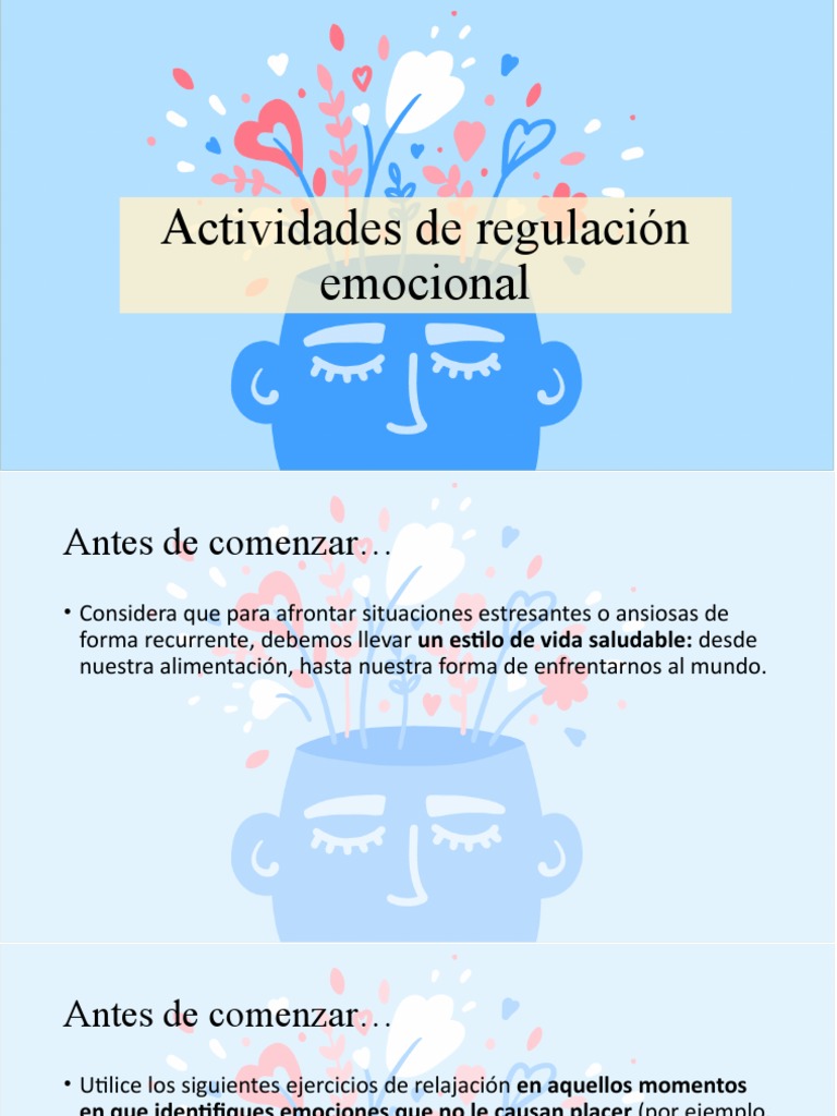 Técnicas de Autorregulación | PDF | Respiración | Las emociones