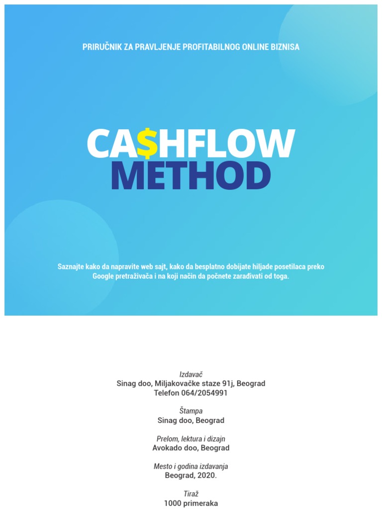 CashFlow Method Elektronska Verzija | PDF