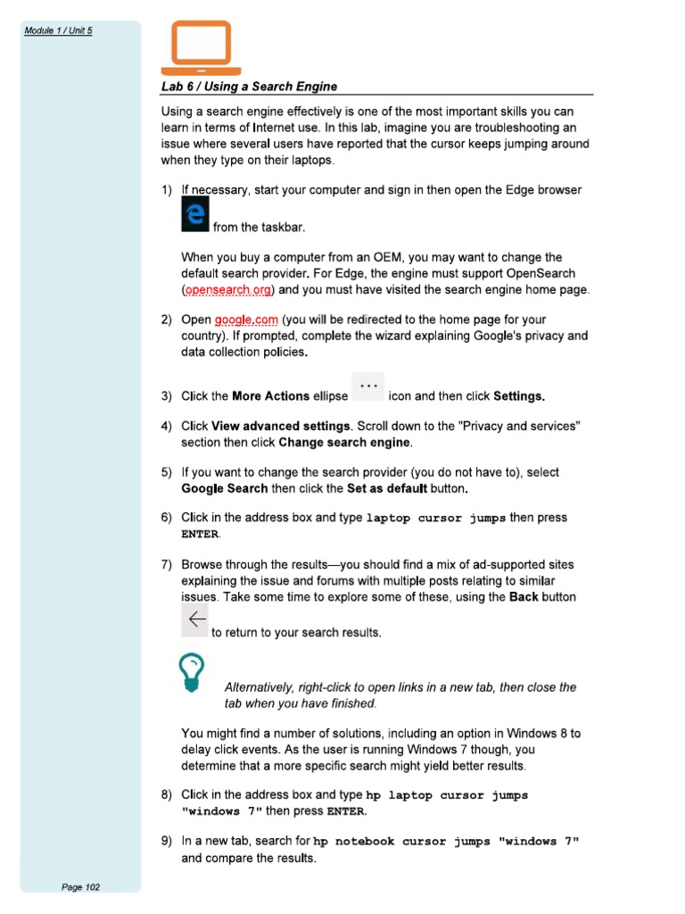 ITFPlus (FC0 U61) Module1 - Unit5 LE6 | PDF