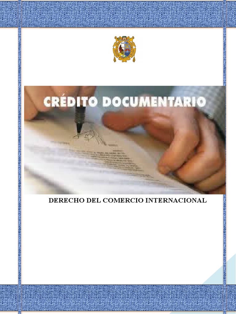 Crédito-Documentario - Comercio Internacional | PDF | Carta de crédito ...