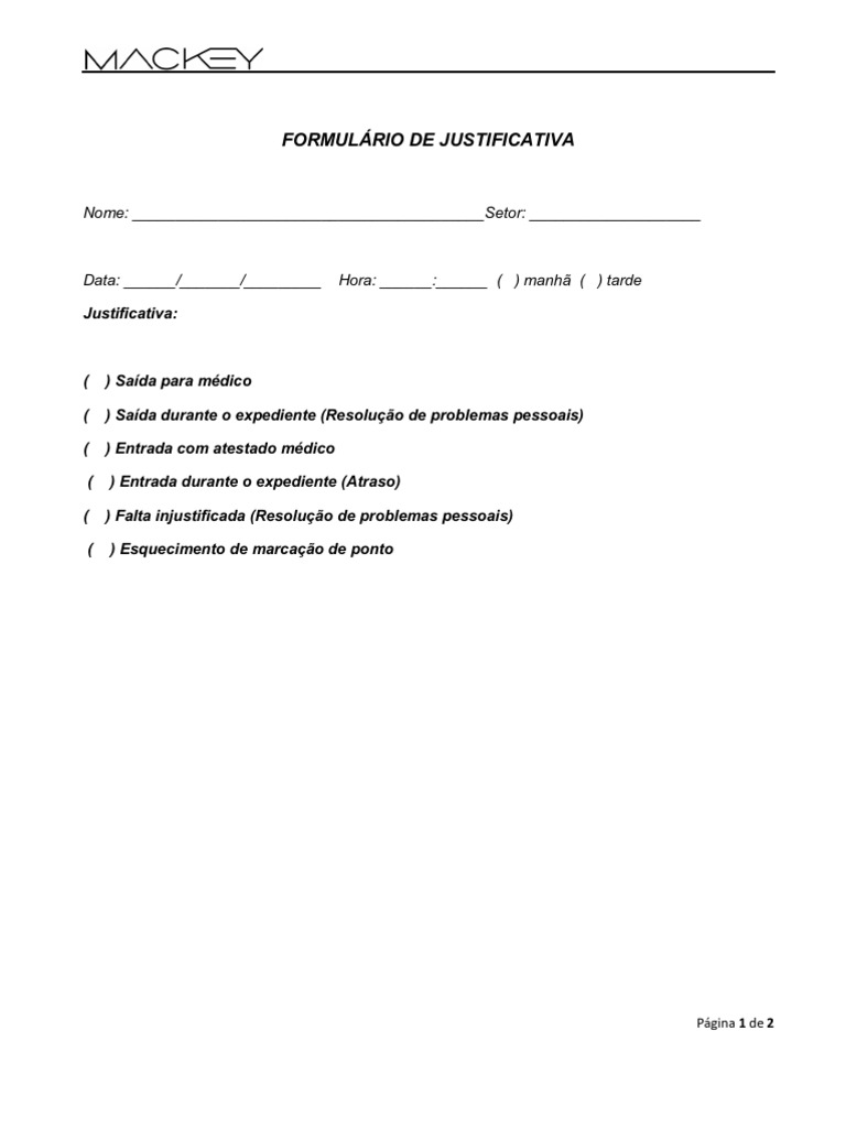 Formulário Padrão | PDF