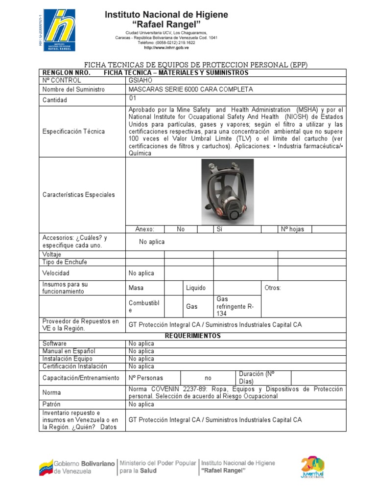 Ficha Tec EPP GSIAHO 2019 | PDF | Cloruro de polivinilo | Cloro