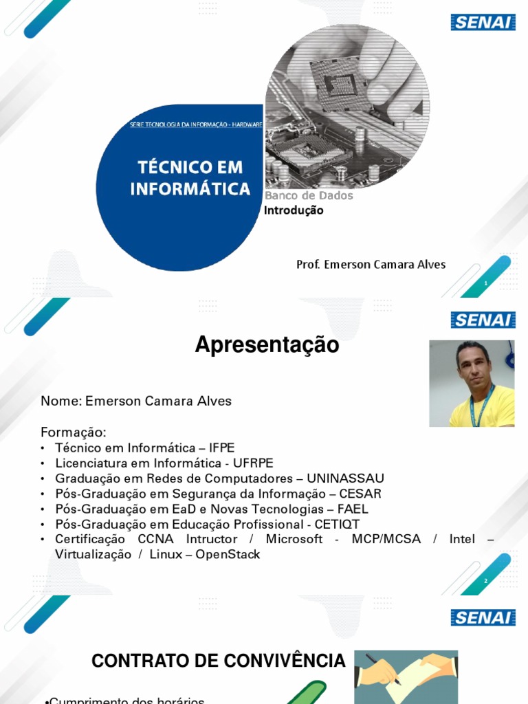 01 - Banco de Dados - Introdução | PDF | Bancos de dados | Sistema de ...