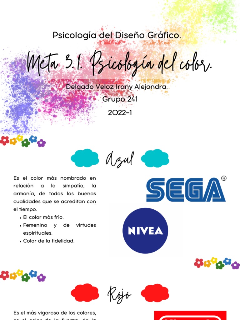 Meta 3.1. Delgado Veloz Irany Alejandra | PDF | Color | Amarillo