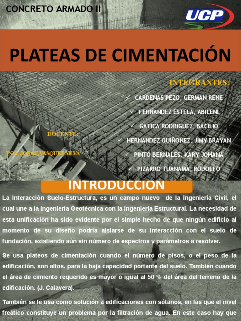 Proceso constructivo de plateas de cimentación y sus características ...