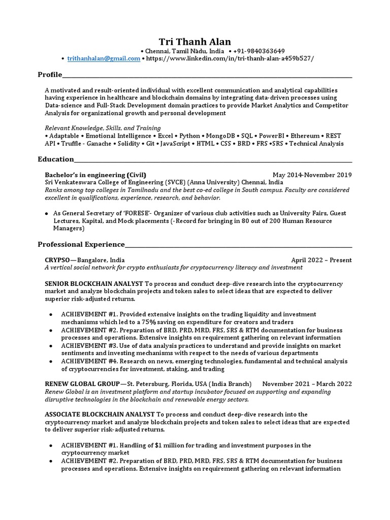 Alan CV | PDF | Data Analysis | Analytics