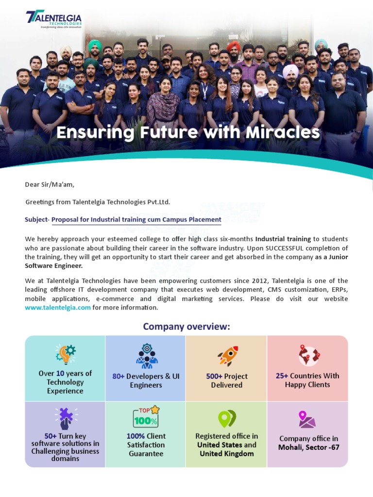 Talentelgia Campus Placement - Compressed | Download Free PDF | Software Development | Software ...