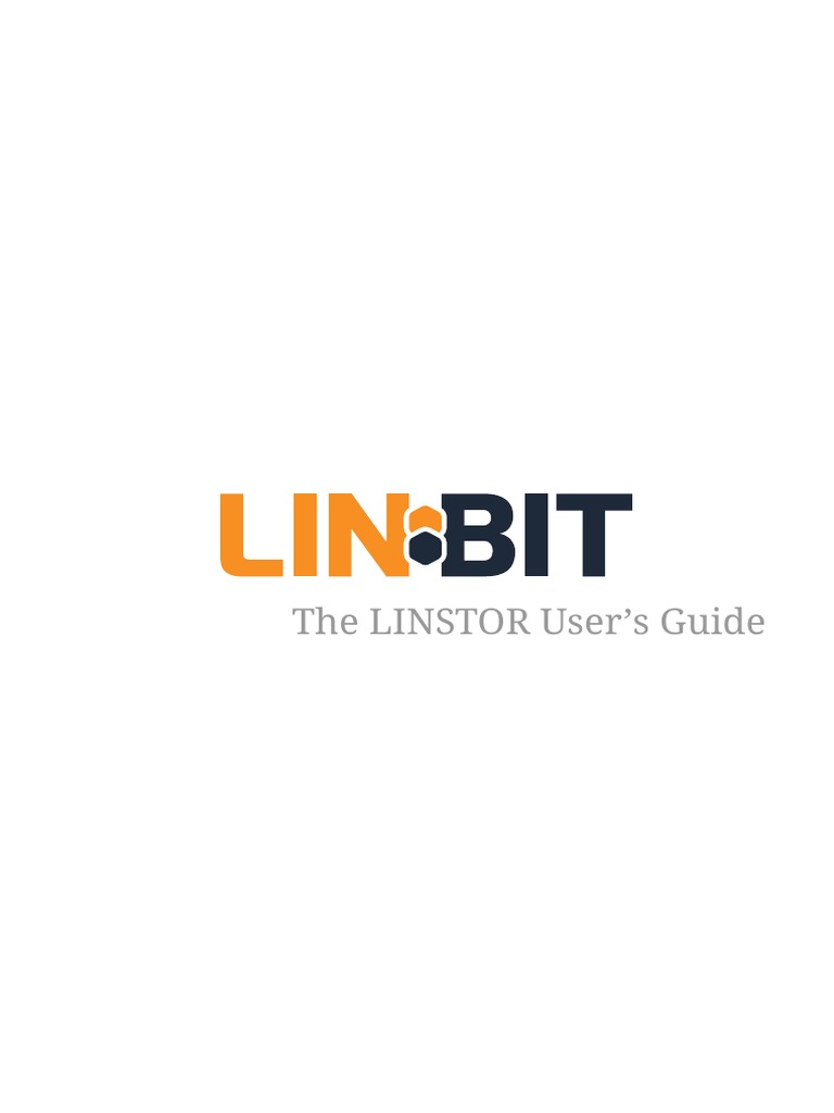 User Guide Linstor Pdf Software Repository Computer Cluster