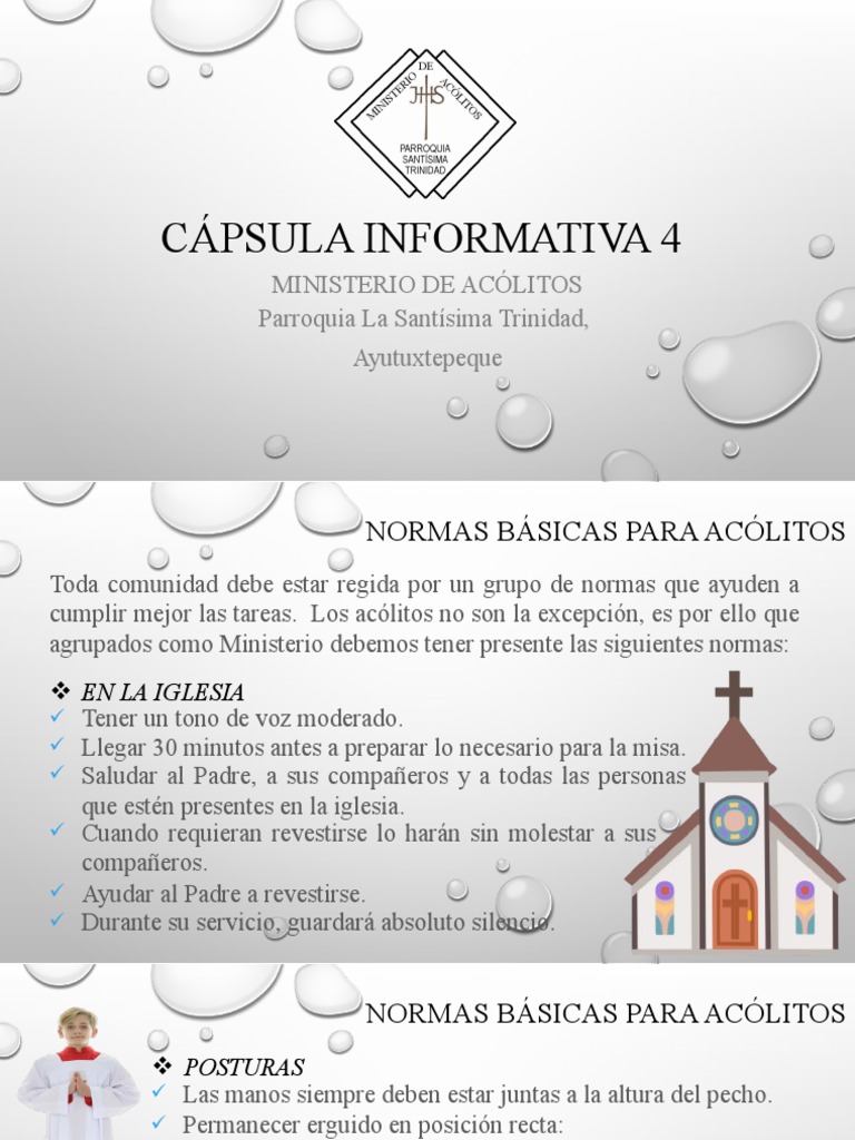 Cápsula Informativa 4 | PDF | Misa (liturgia)