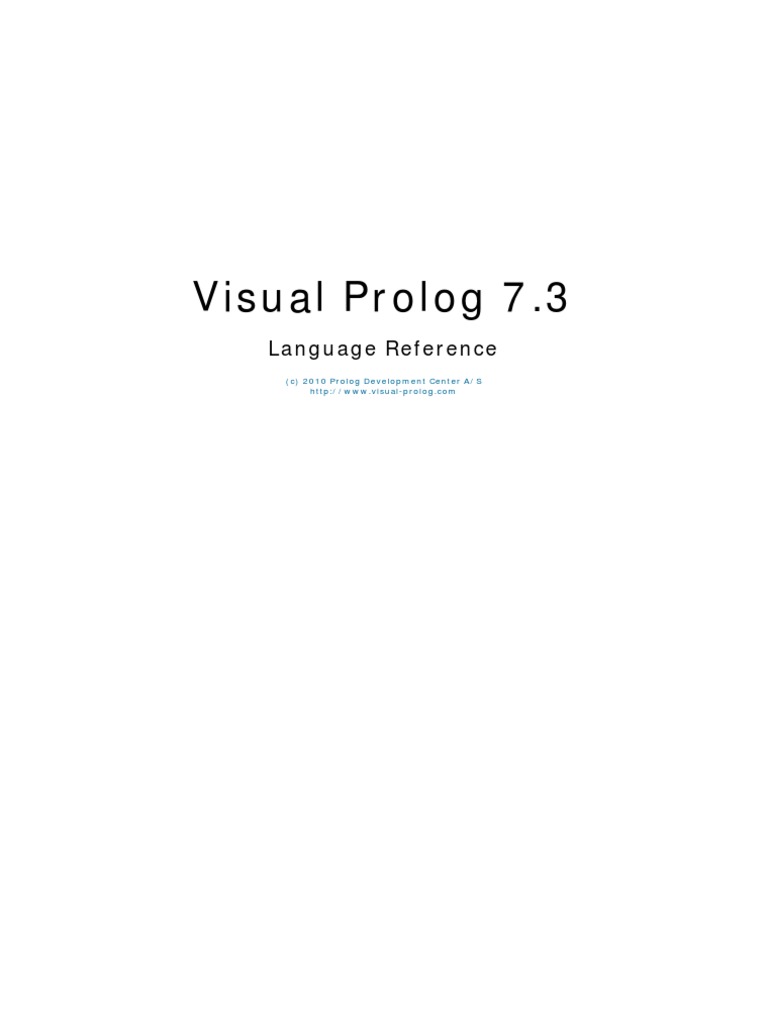 Language Reference Prolog | PDF