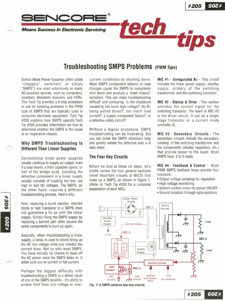 Troubleshooting SMPS Problems in 6 Steps | PDF | Power Supply ...