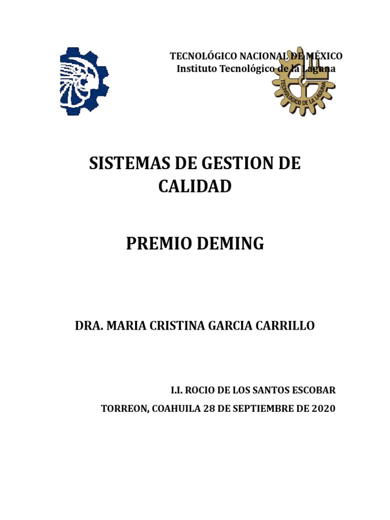 Cómo Se Estableció El Premio Deming | PDF | Gestión de la calidad | Japón