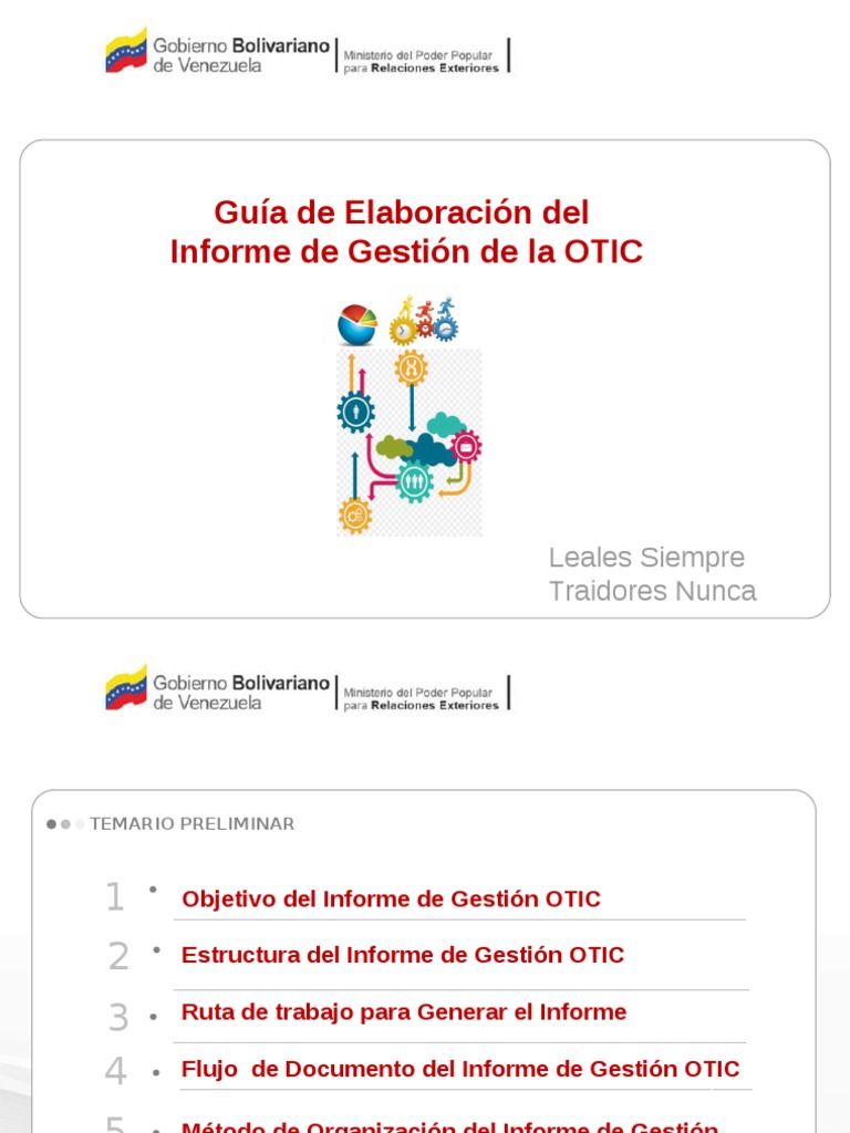 Modelo Informe de Gestion | PDF | Tecnologías de la información ...