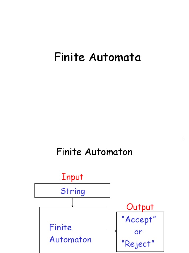 Module 2 Finite Automata Single File Pdf Formal Methods Models Of Computation