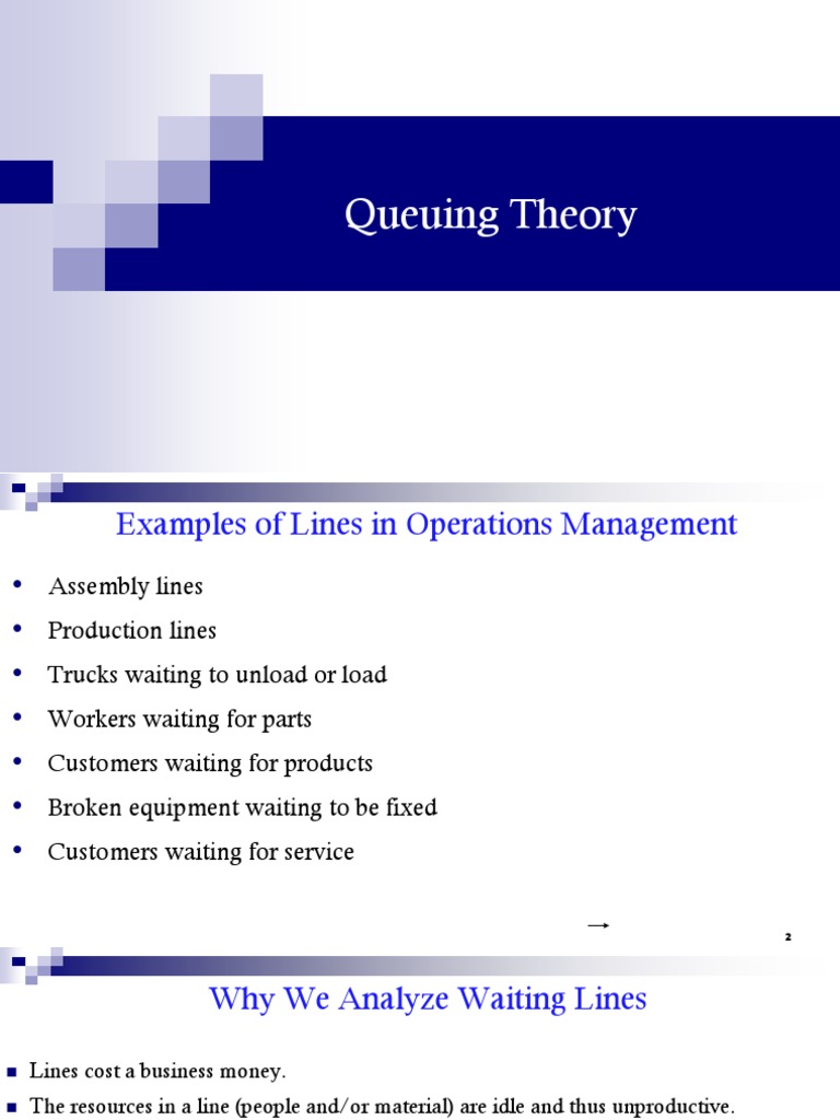Queuing Theory - With Probability Distributions | PDF | Probability ...