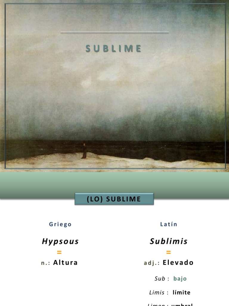 Lo Sublime-Burke-Kant-Schiller | PDF | Immanuel Kant | Belleza