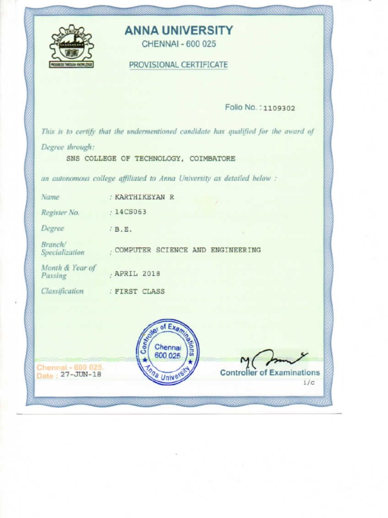 SNS Mark Sheet | PDF