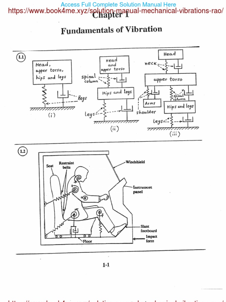 Sample - Solution Manual Mechanical Vibrations 6th Edition Singiresu Rao | PDF