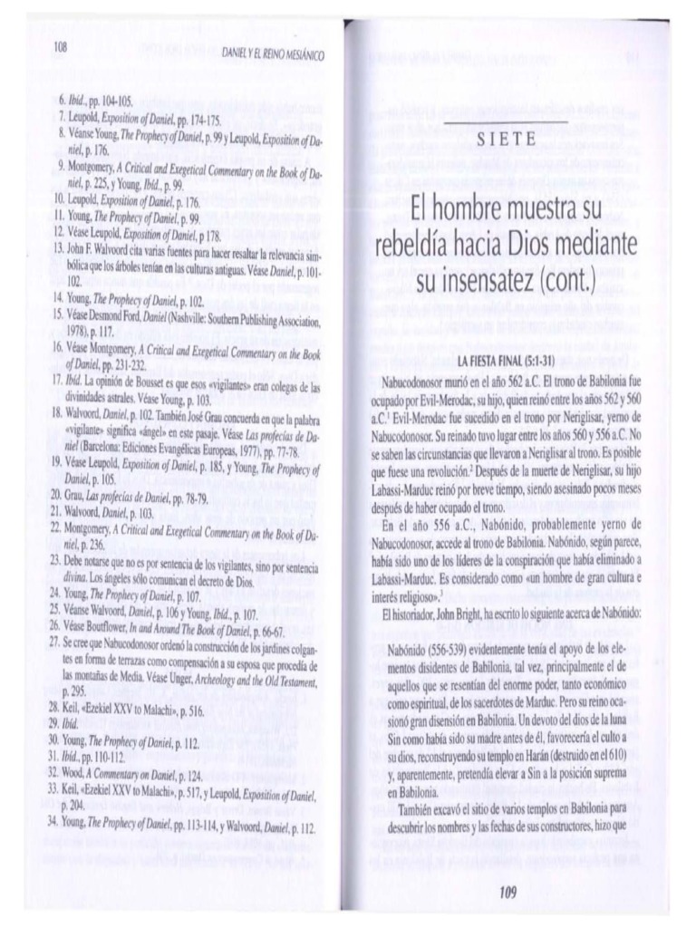 Daniel y El Reino Mesiánico - Evis Carballosa (109-121) | PDF | Daniel ...