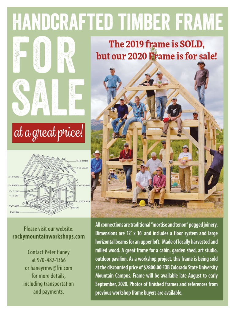 2020 Timber Frame For Sale | PDF | Games & Activities | Home & Garden