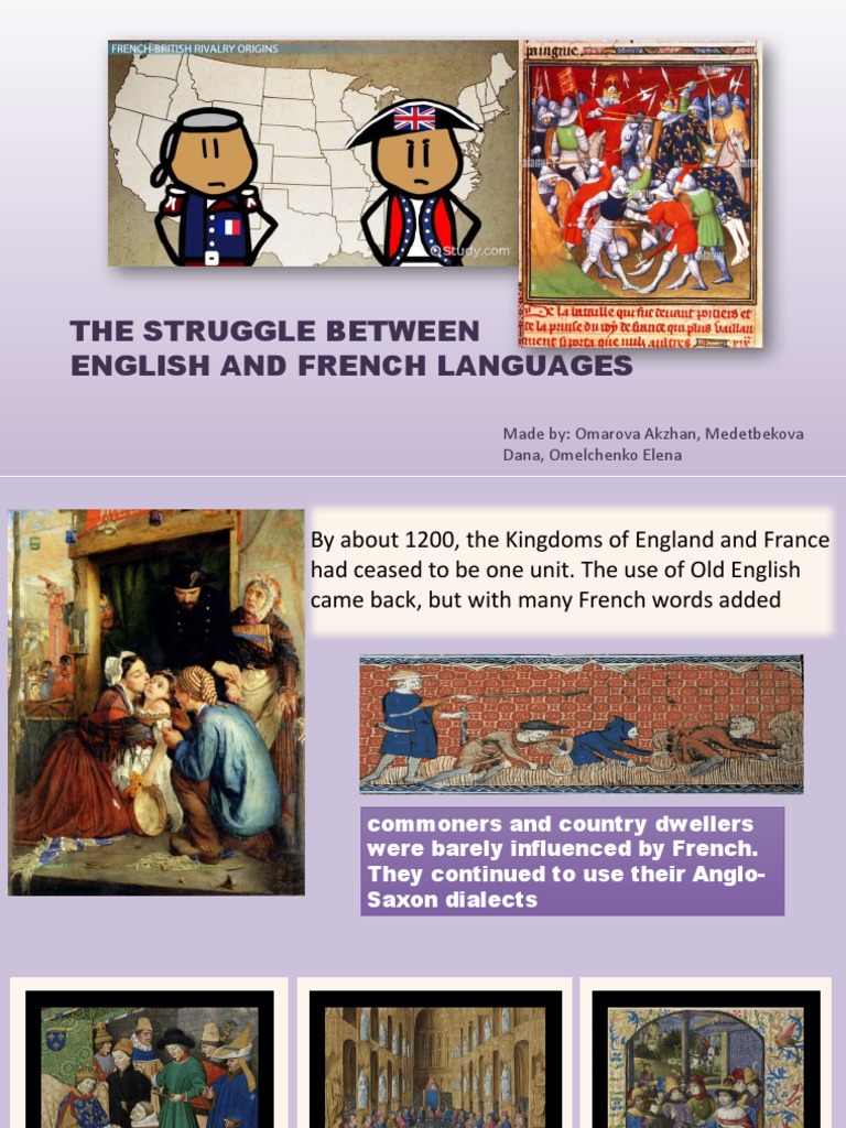 Struggle Between English and French Languages | PDF | Kingdom Of ...
