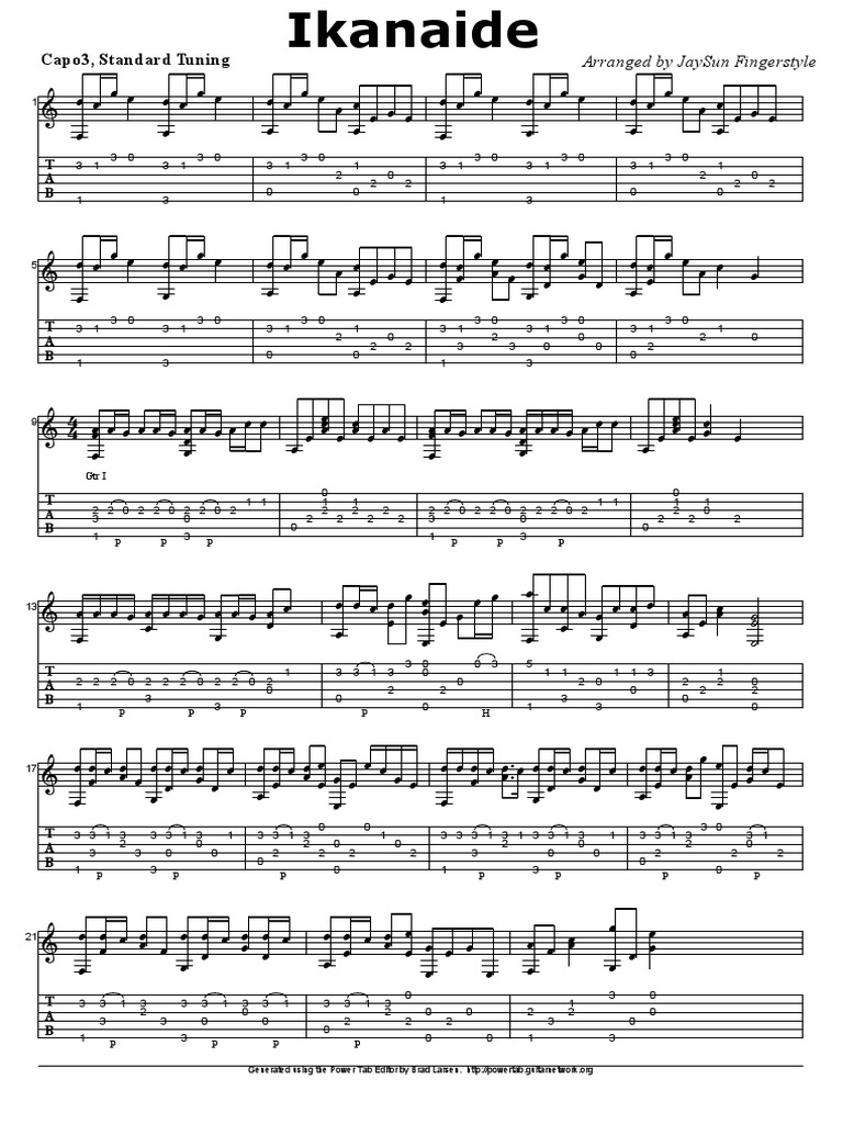 Ikanaide Partitura | PDF
