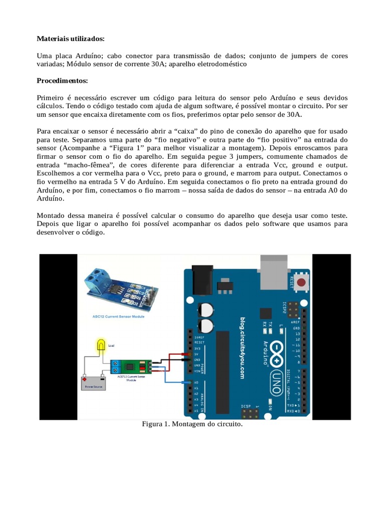 Relatório Arduino | PDF | Arduino | Rede elétrica