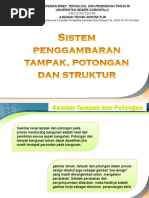 Notasi dan Jenis Gambar Potongan Bangunan | PDF