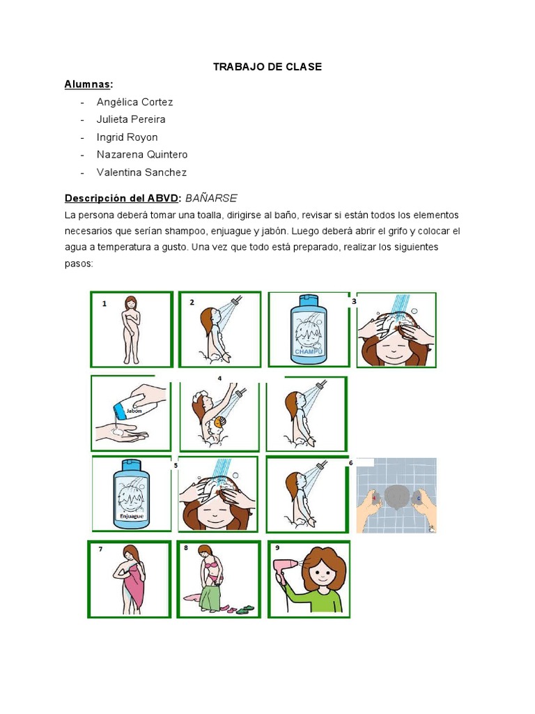 ABVD - Componentes de Desempeño | PDF | Aprendizaje | Sicología