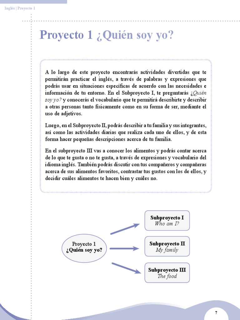 English Project 1 | PDF