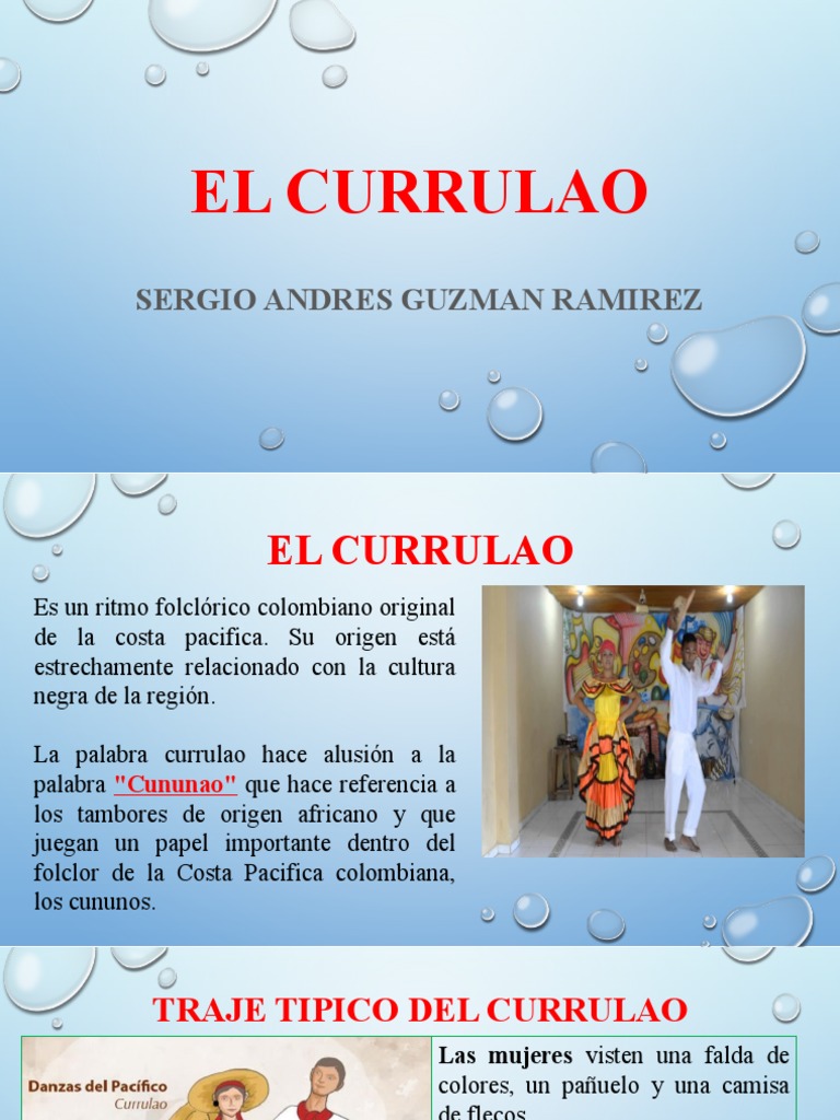 Origen y vestuario del currulao | PDF