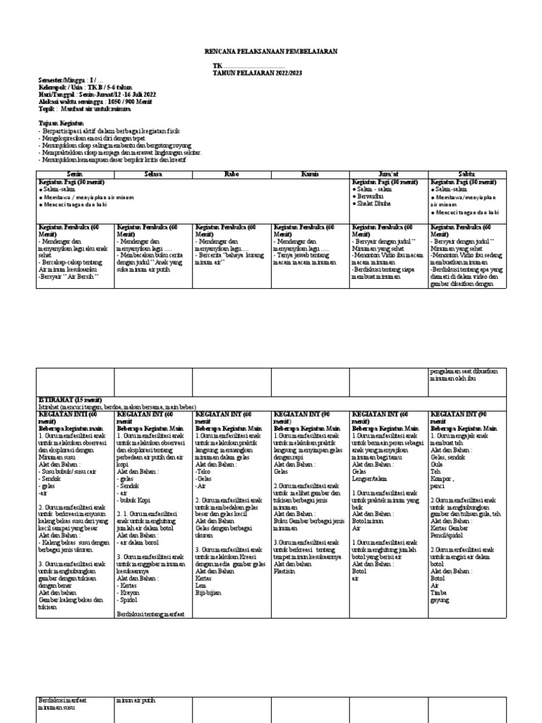 Contoh Modul Ajar | PDF