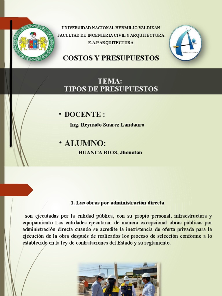 Tipos de Presupuestos | PDF | Presupuesto | Economias