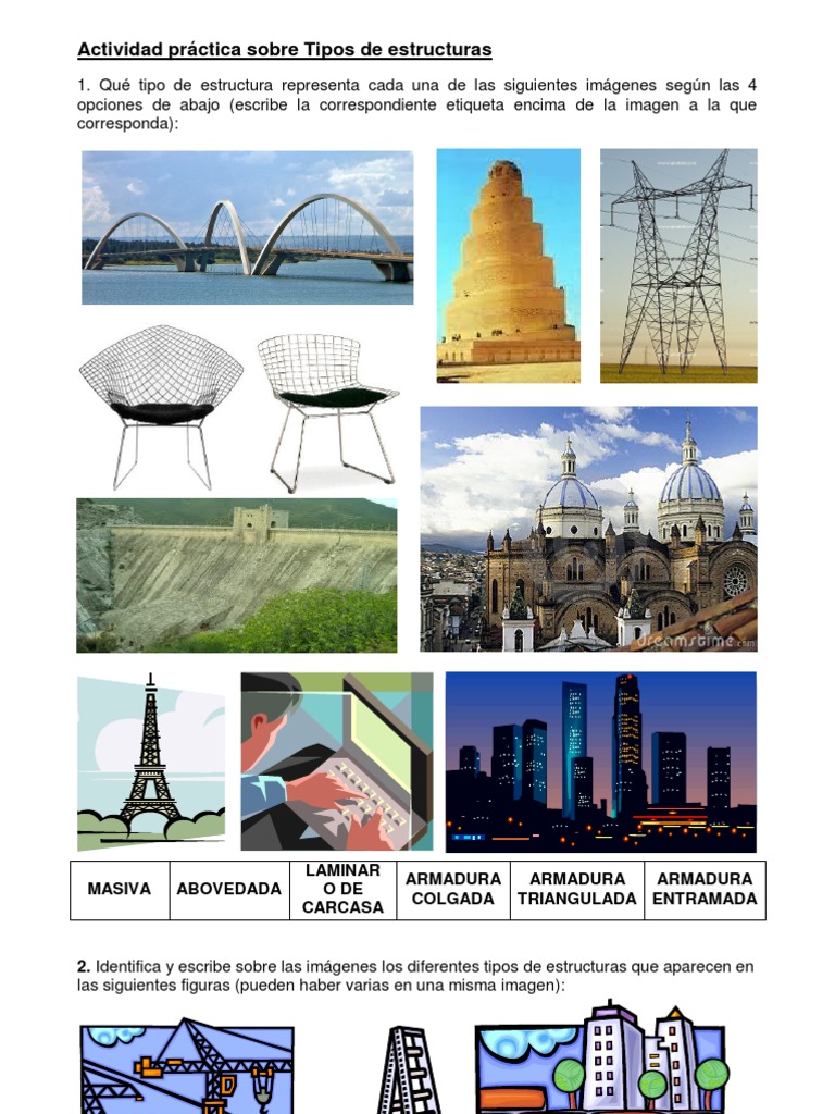 Actividad Práctica Sobre Tipos de Estructuras | PDF