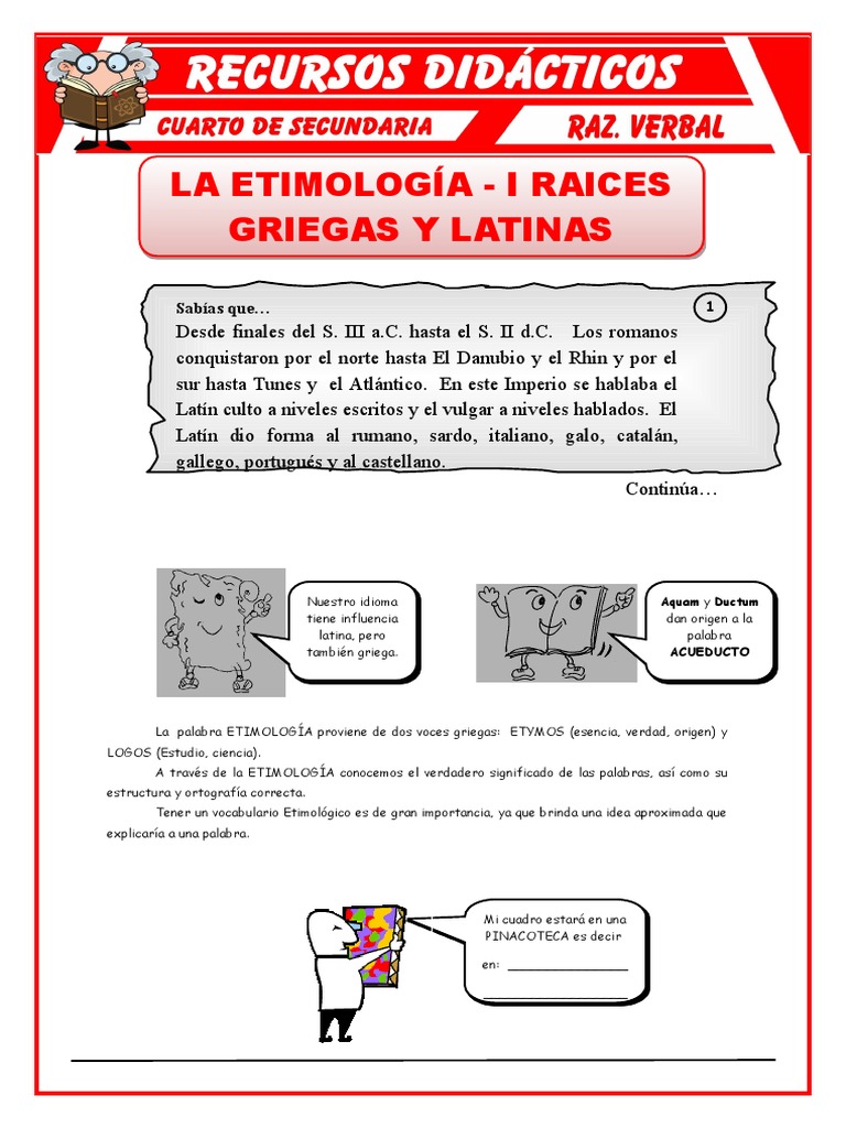 Las Raices Griegas y Latinas | PDF | latín | Lingüística
