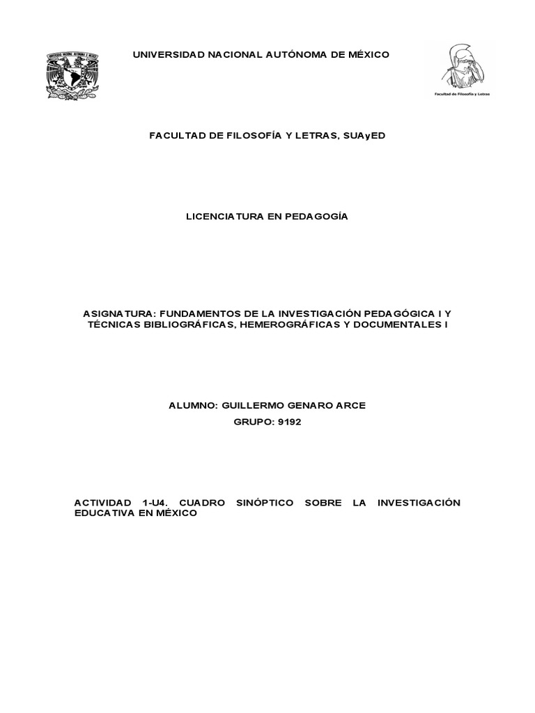 A1 U4 | PDF | México | Plan de estudios