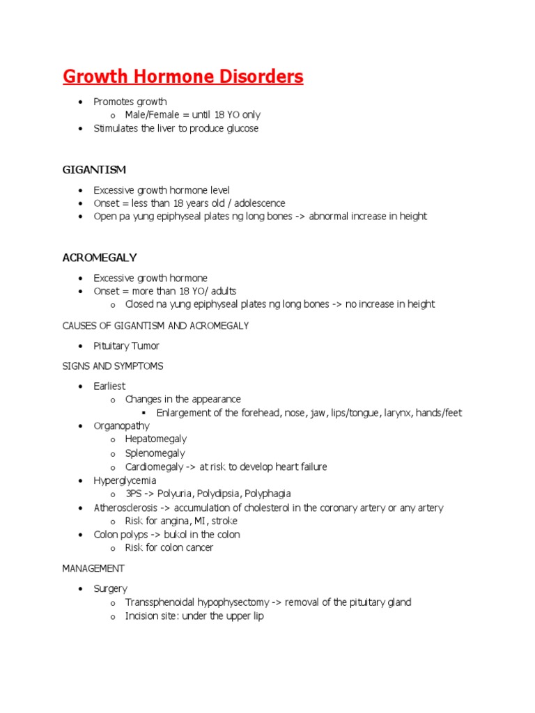 Review Notes - Endocrine Conditions | PDF | Hyperthyroidism | Endocrine ...