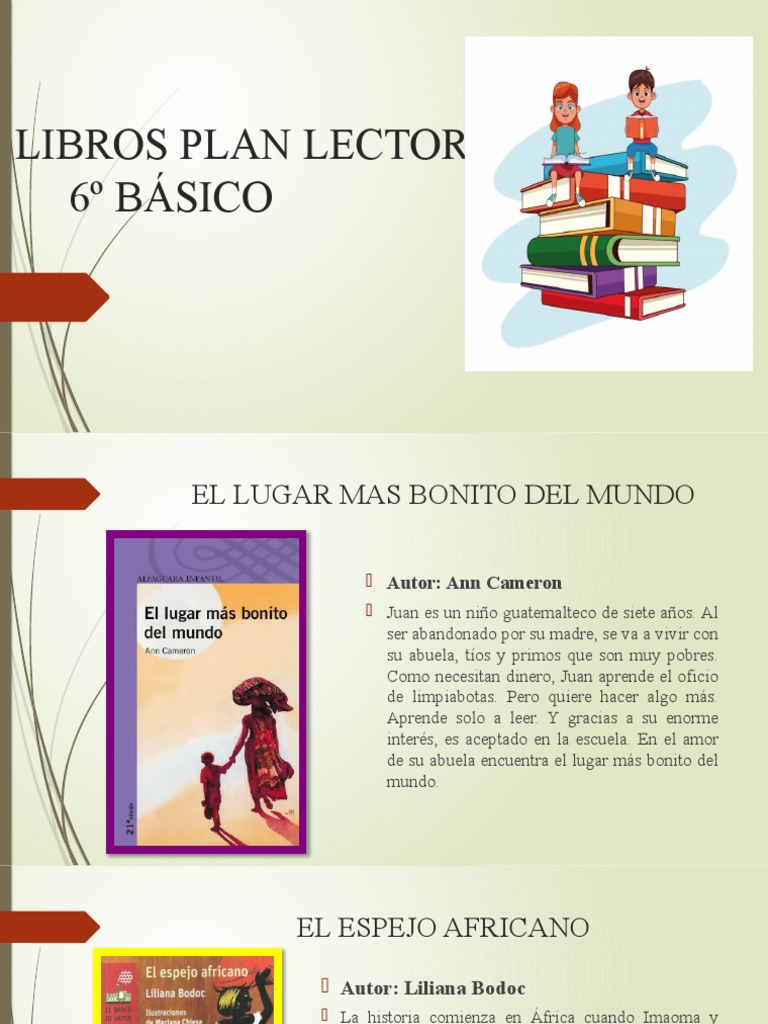 Libros Plan Lector 6º | PDF | Ficción general