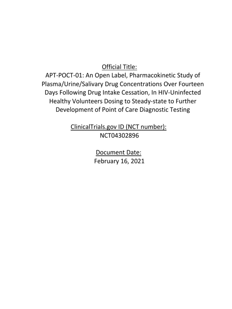 Apt Poct 01 | PDF | Hiv/Aids | Birth Control