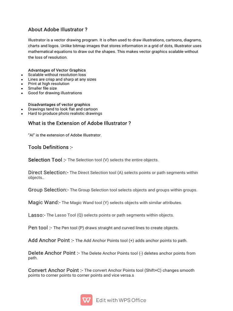 About Illustrator Theory | PDF