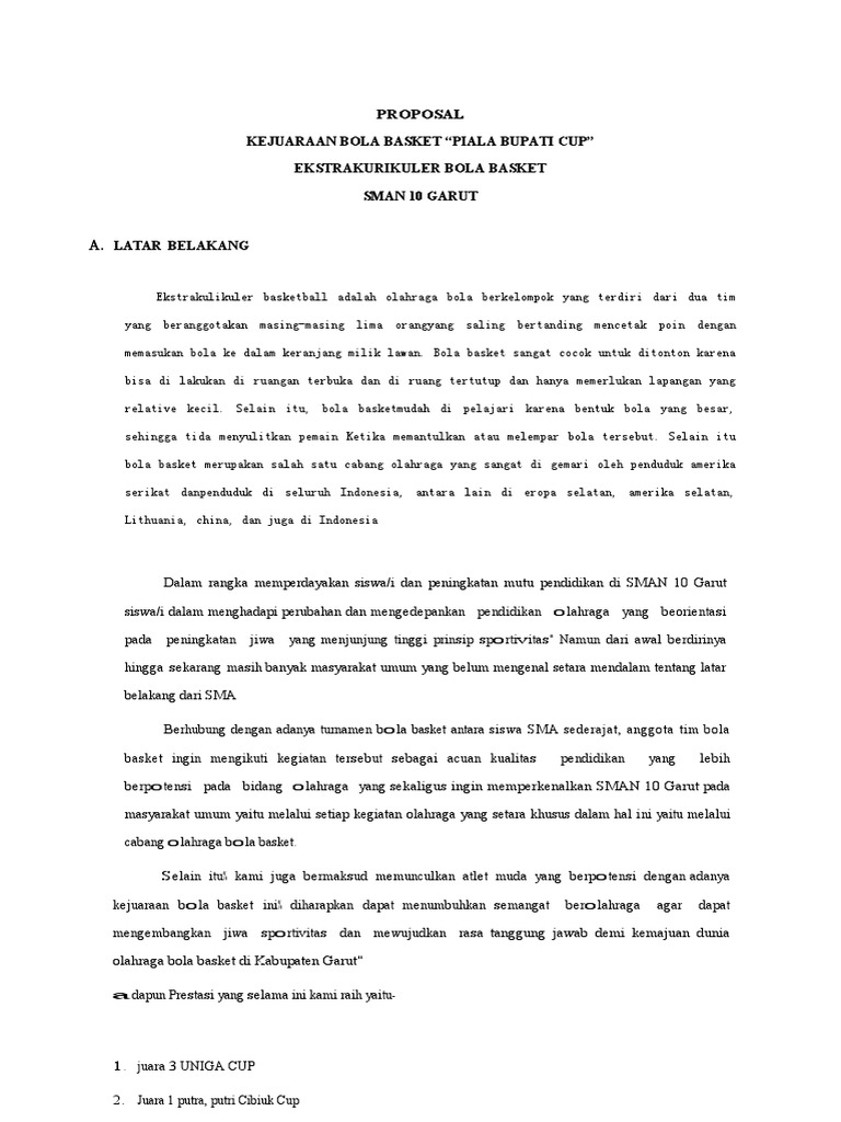 Proposal Basket | PDF