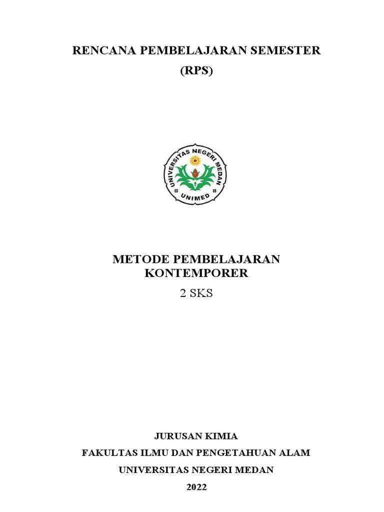 RPS Dan RTS Metode Pembelajaran Kontemporer Sem Ganjil 2022-2023 | PDF | Seni