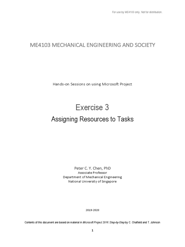 MSProject Exercise3 | Download Free PDF | Software | Computing