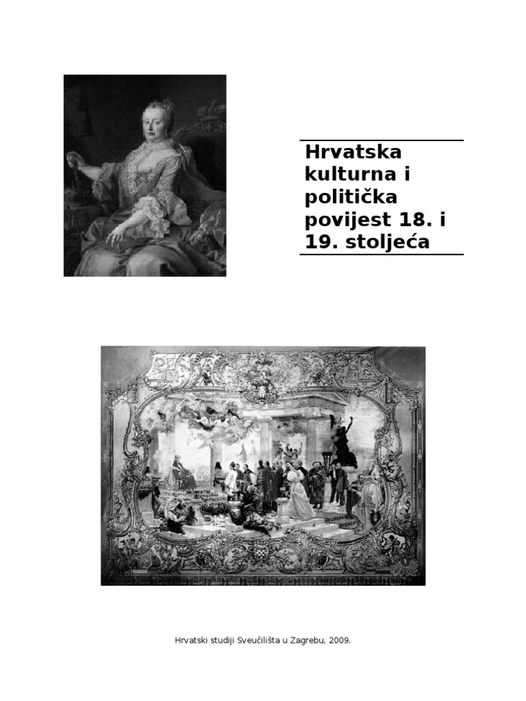 Povijest Hrvata U 18 I 19 Stoljecu, Skripta | PDF
