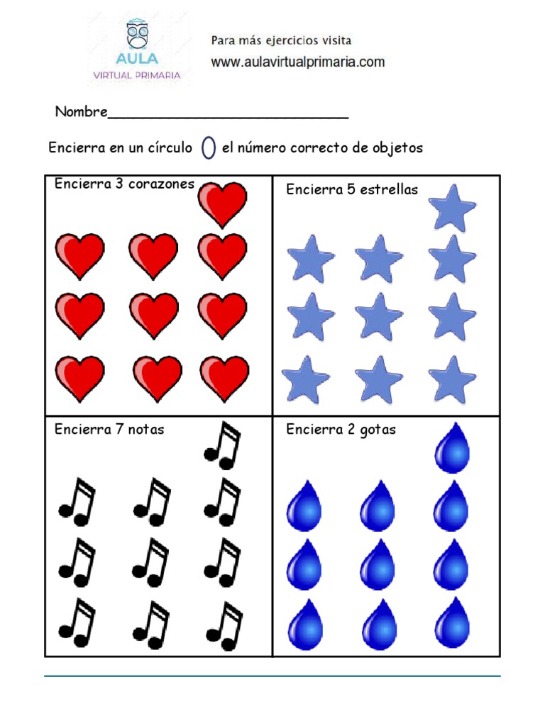 Actividades de Conteo y Numeros | PDF