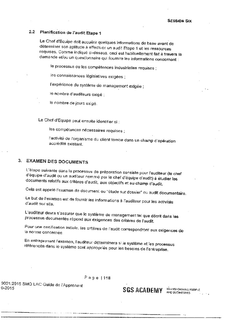 IRCA ISO 9001 V 2015 C2 | PDF