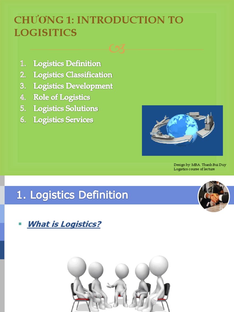 Chapter 1 - Introduction To Logisitics | PDF | Logistics | Supply Chain
