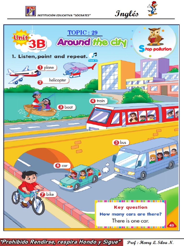 1ero - Around The City - Tema 29 | PDF | Language Arts & Discipline | Art